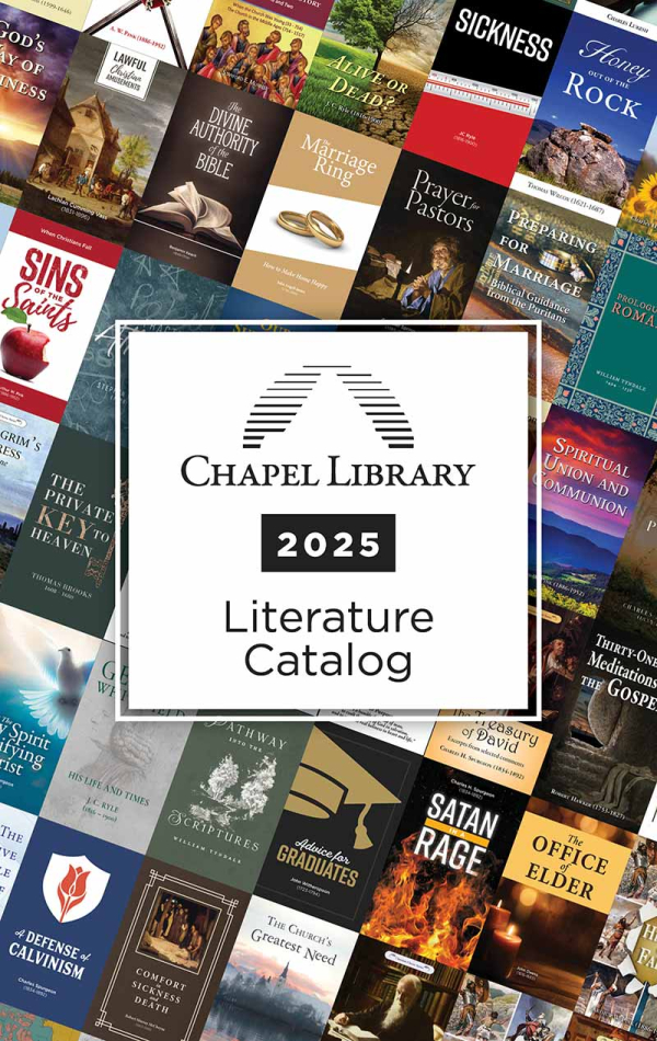 Chapel Library 2025 Catalog Cover – Turley and Sons Design Co.